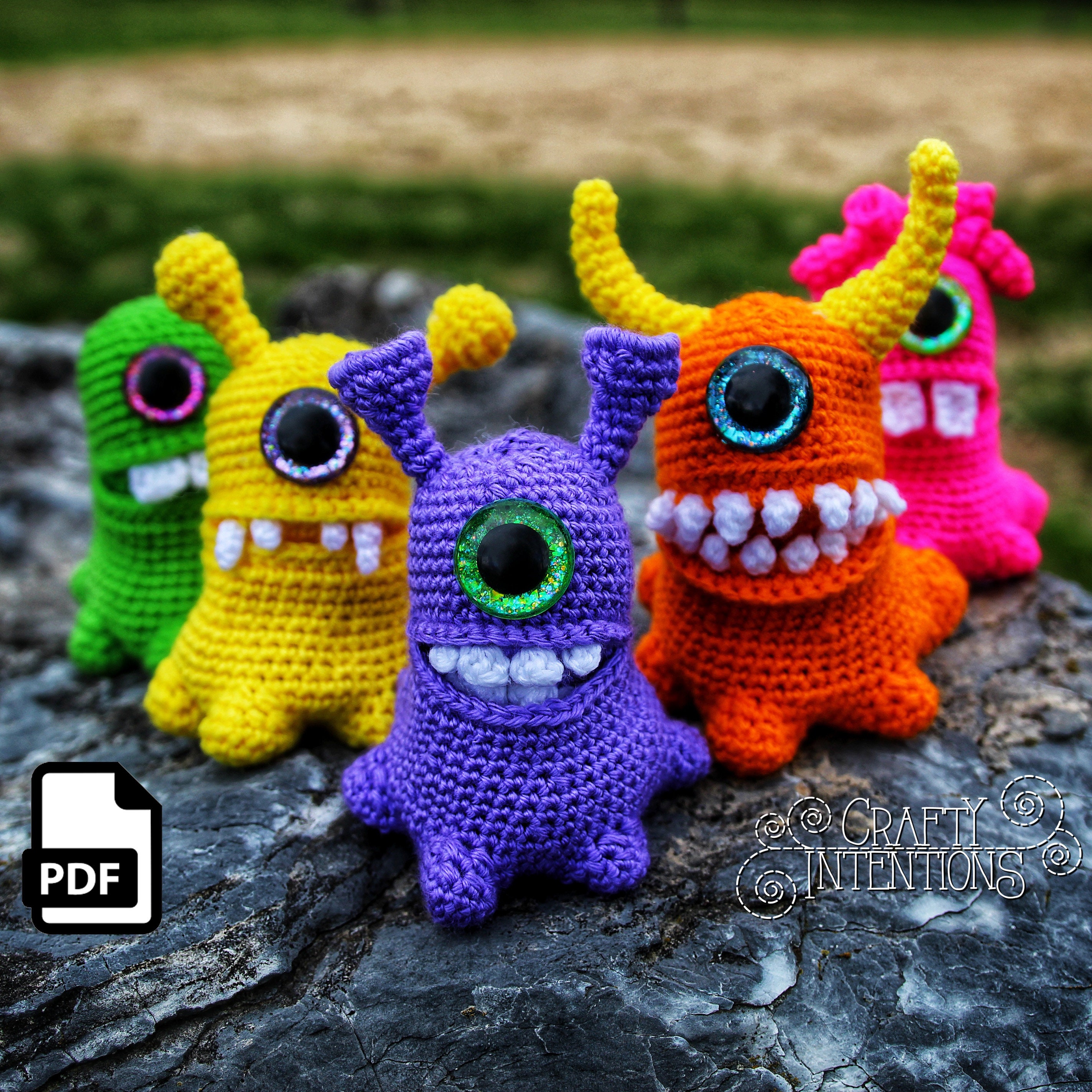 Blob Monsters Crochet Amigurumi Pattern DIGITAL PDF by Crafty | Etsy