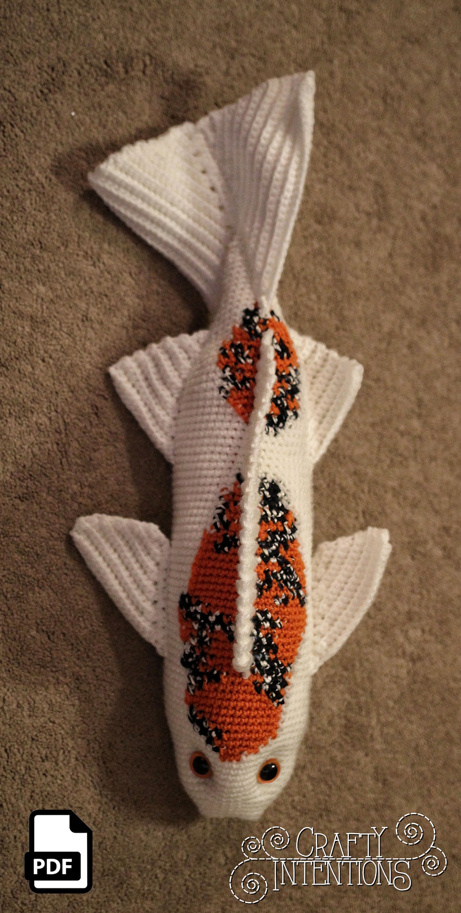 Koi Fish Crochet Amigurumi Pattern DIGITAL PDF by Crafty - Etsy