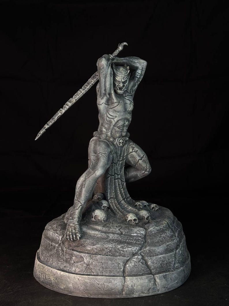 Malacath Shrine Statue: Hand-painted Skyrim Daedric Prince Figure - Etsy