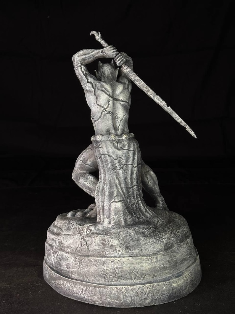 Malacath Shrine Statue: Hand-painted Skyrim Daedric Prince Figure - Etsy