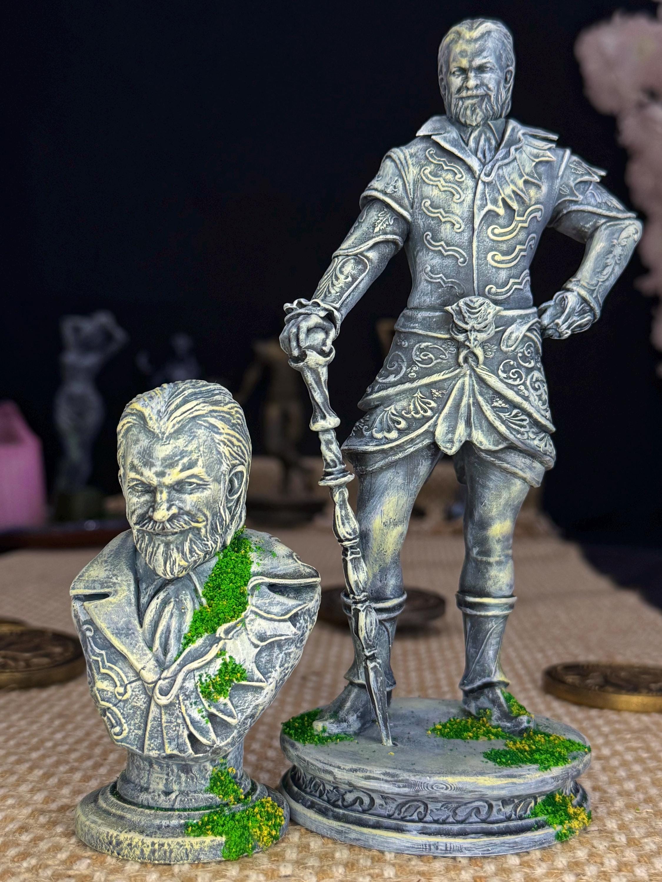 Handmade Eldest Mad God Figurine & Bust Set: Gothic Altar Art - Etsy