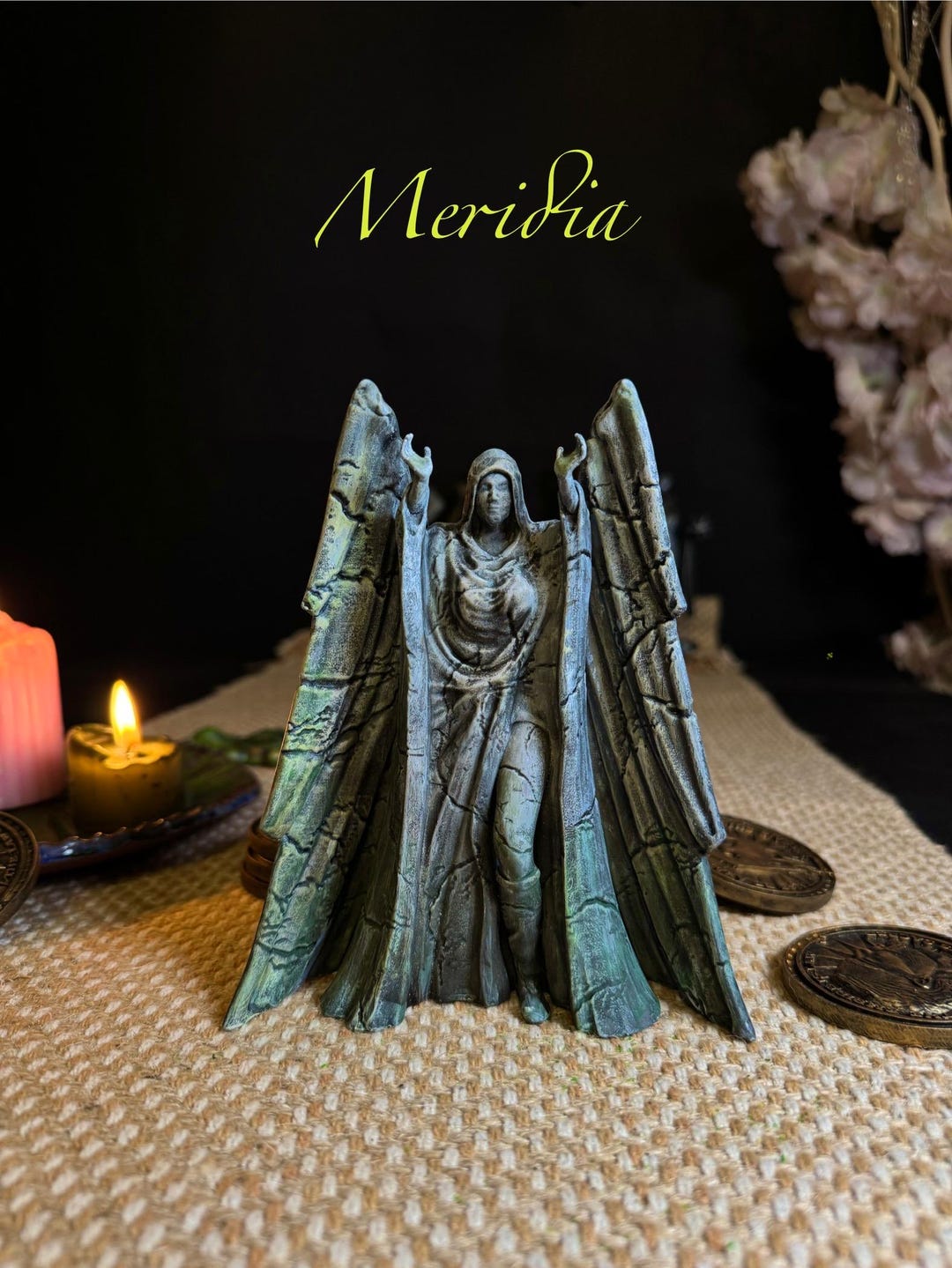 Meridia Statue – Skyrim Collectible | Elder Scrolls Handmade Figurine ...