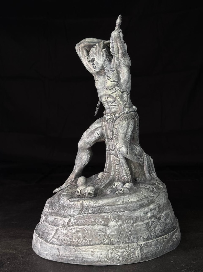 Malacath Shrine Statue: Hand-painted Skyrim Daedric Prince Figure - Etsy