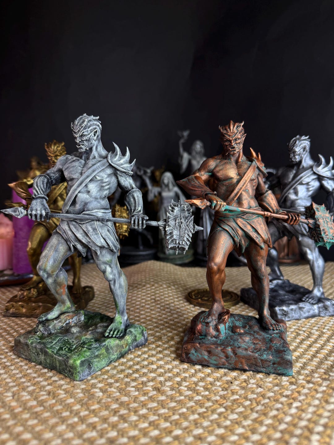 Malacath Statue: Hand-painted Daedric Prince, Elder Scrolls Collectible ...