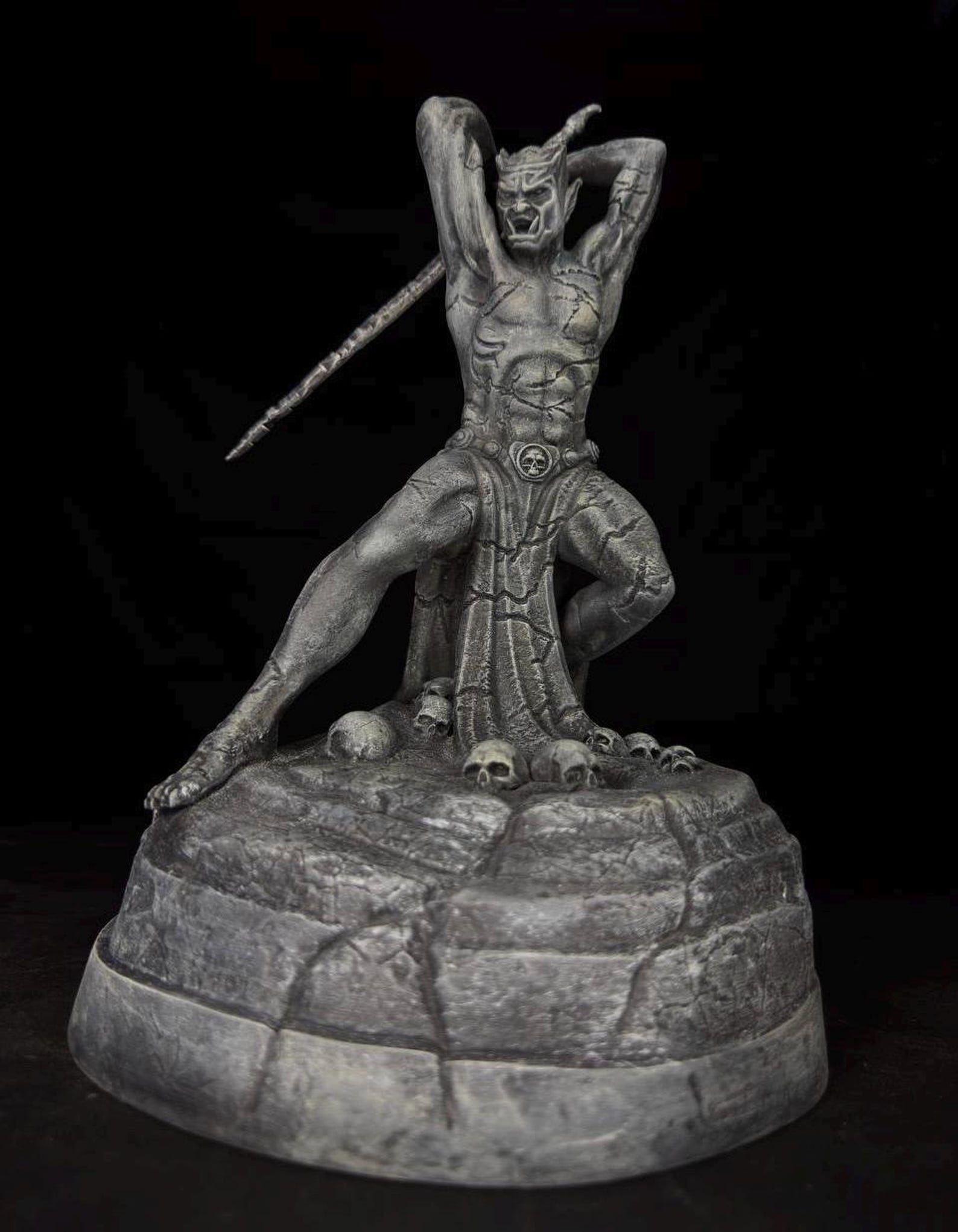 Malacath Shrine Statue: Hand-painted Skyrim Daedric Prince Figure - Etsy