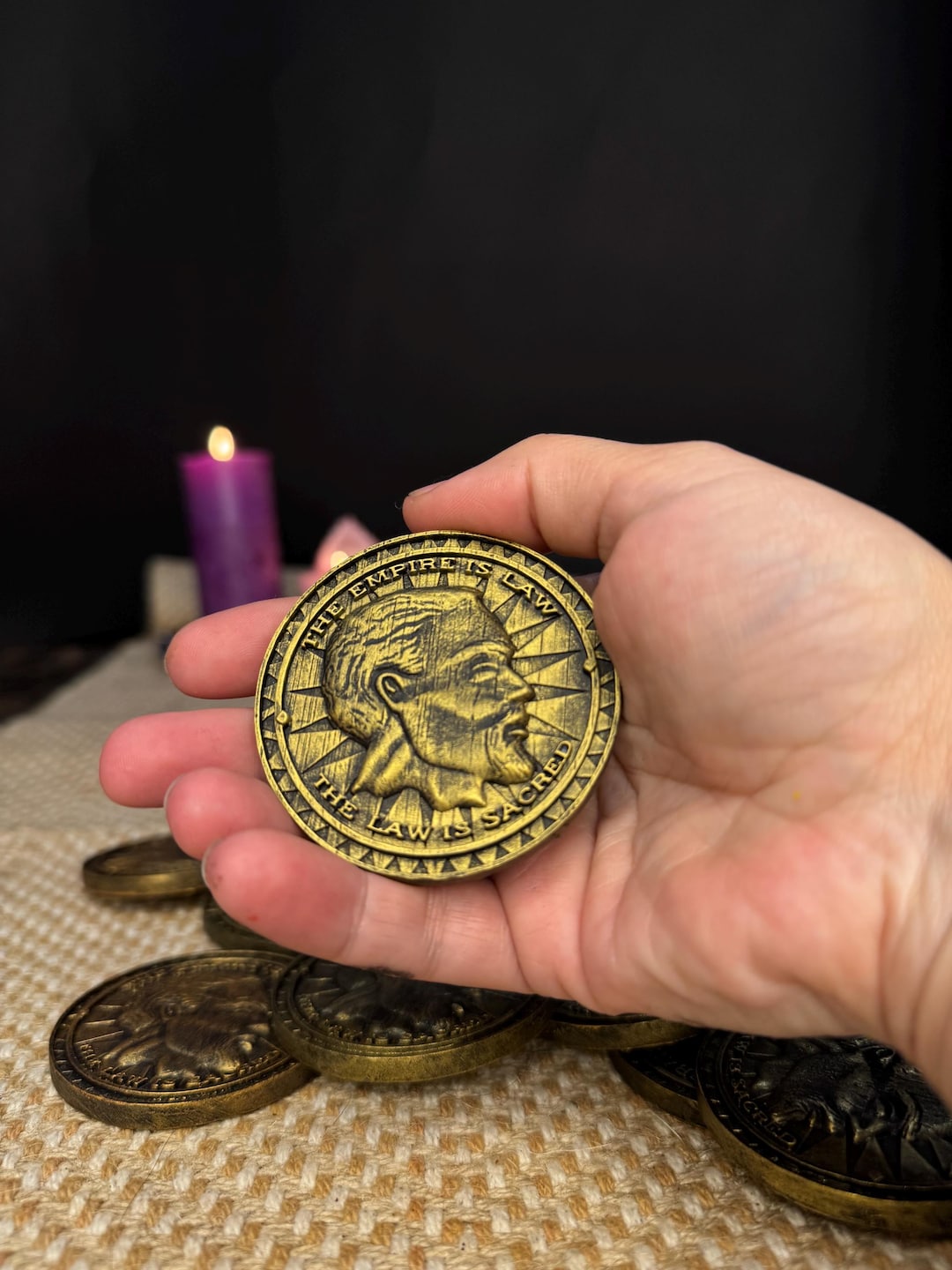 Skyrim Septim Coins: Gold Resin Replica - Set of 10 - Etsy