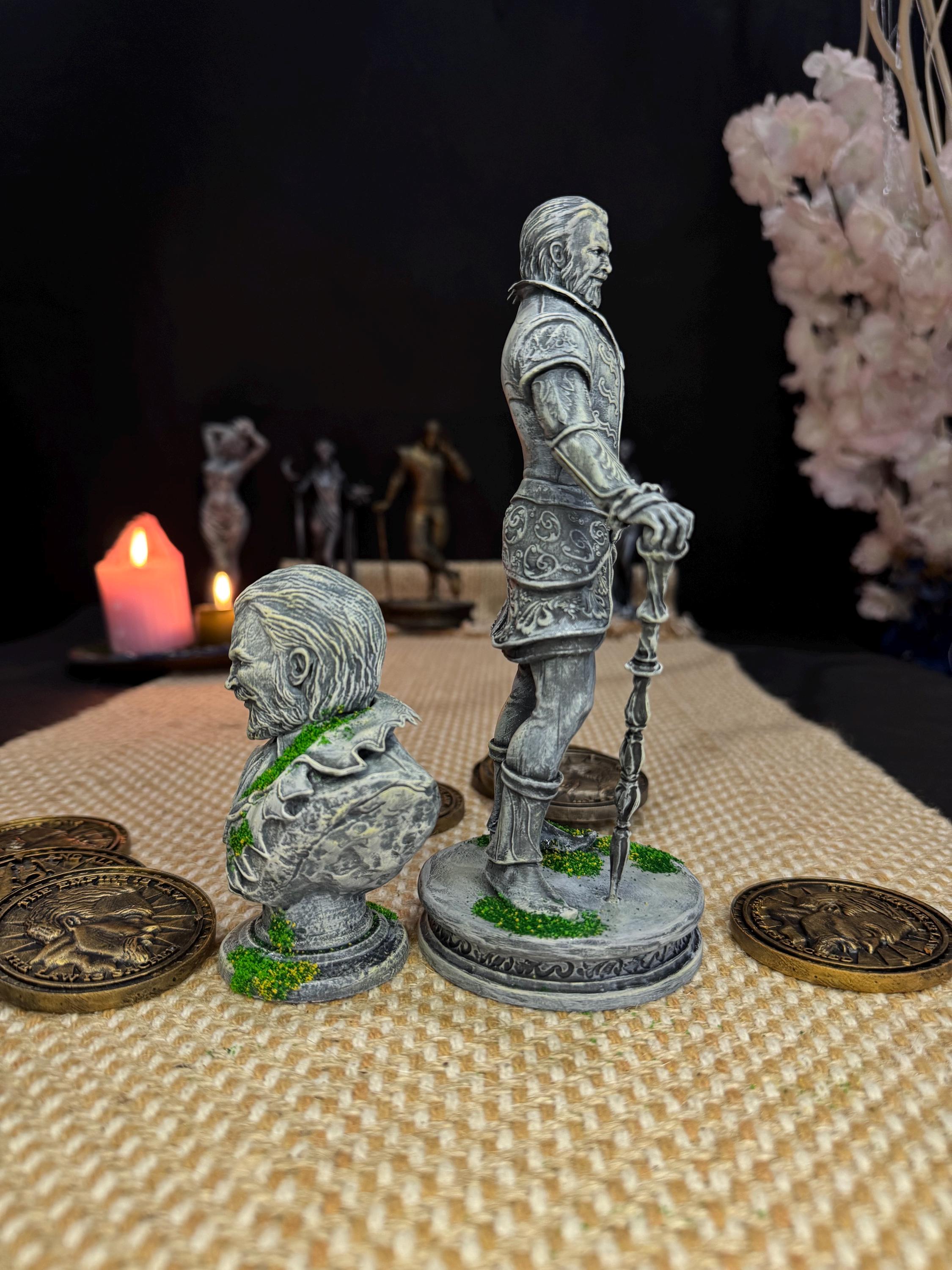 Handmade Eldest Mad God Figurine & Bust Set: Gothic Altar Art - Etsy