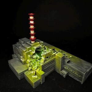 Chernobyl Nuclear Power Plant Model – Glow-in-the-dark Diorama ...
