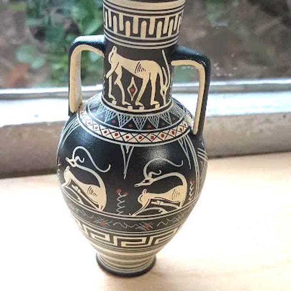 Greek Key Vase - Etsy