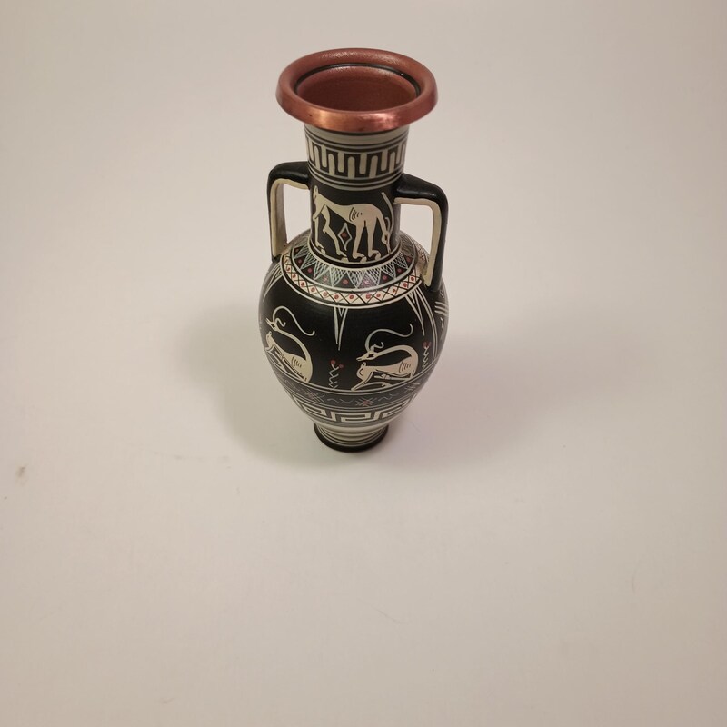 Greek Key Vase - Etsy