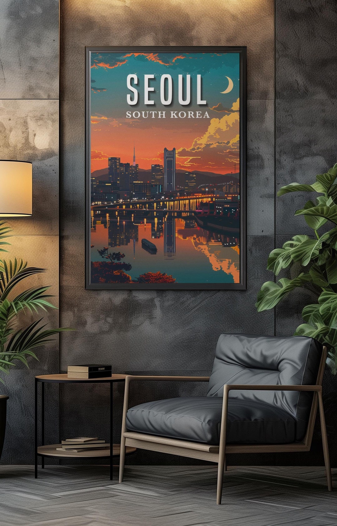 Seoul South Korea Rolled Posters - Etsy