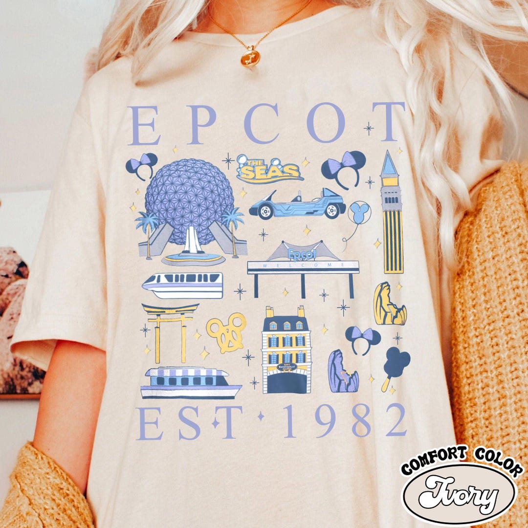 Disney Epcot Since 1982 Shirt, Vintage Retro Epcot Shirt, Epcot World ...
