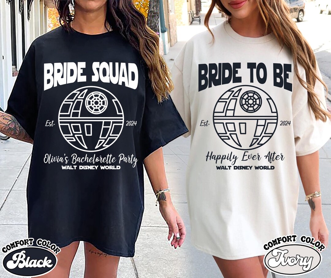 Custom Star Wars Bachelorette Party Shirt, Bride Crew Tee, Star War ...