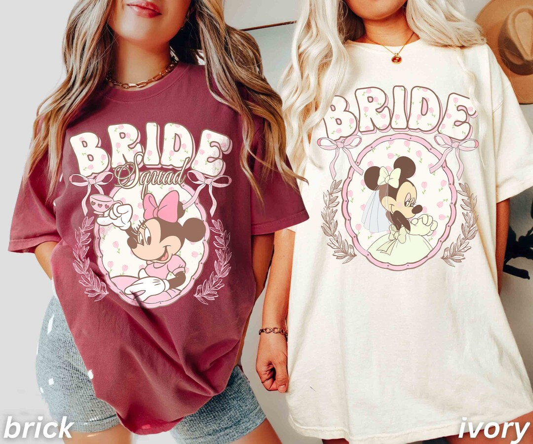 Disney Bride Bride Squad Shirt, Disney Bridal Party Shirt, Bride Squad ...