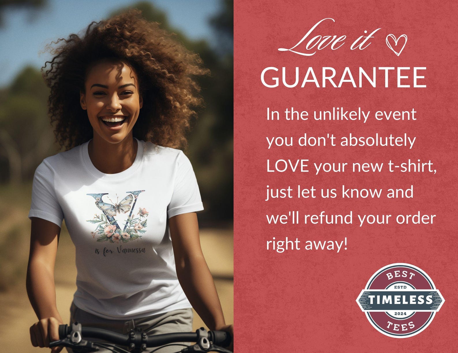 Personalized Monogram Shirt for Women, Custom Initial and Name, Floral ...