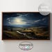 Night-time Landscape Painting Printable Wall Art Digital Download ...