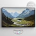 Alpine Painting - Printable Wall Art - Digital Download - TV Frame Art ...