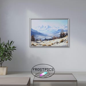 Alpine Painting - Printable Wall Art - Digital Download - TV Frame Art ...