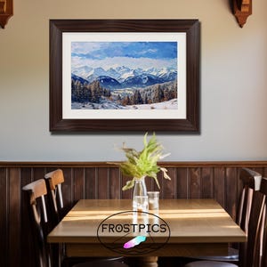 Alpine Painting - Printable Wall Art - Digital Download - TV Frame Art ...