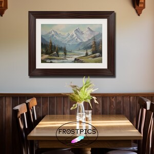 Boreal Painting - Printable Wall Art - Digital Download - TV Frame Art ...