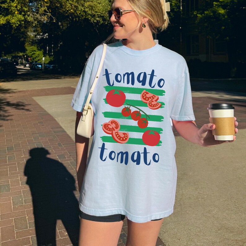 Tomato Shirt, Tomato Girl Summer, Farmers Market Tshirt, Gardening ...