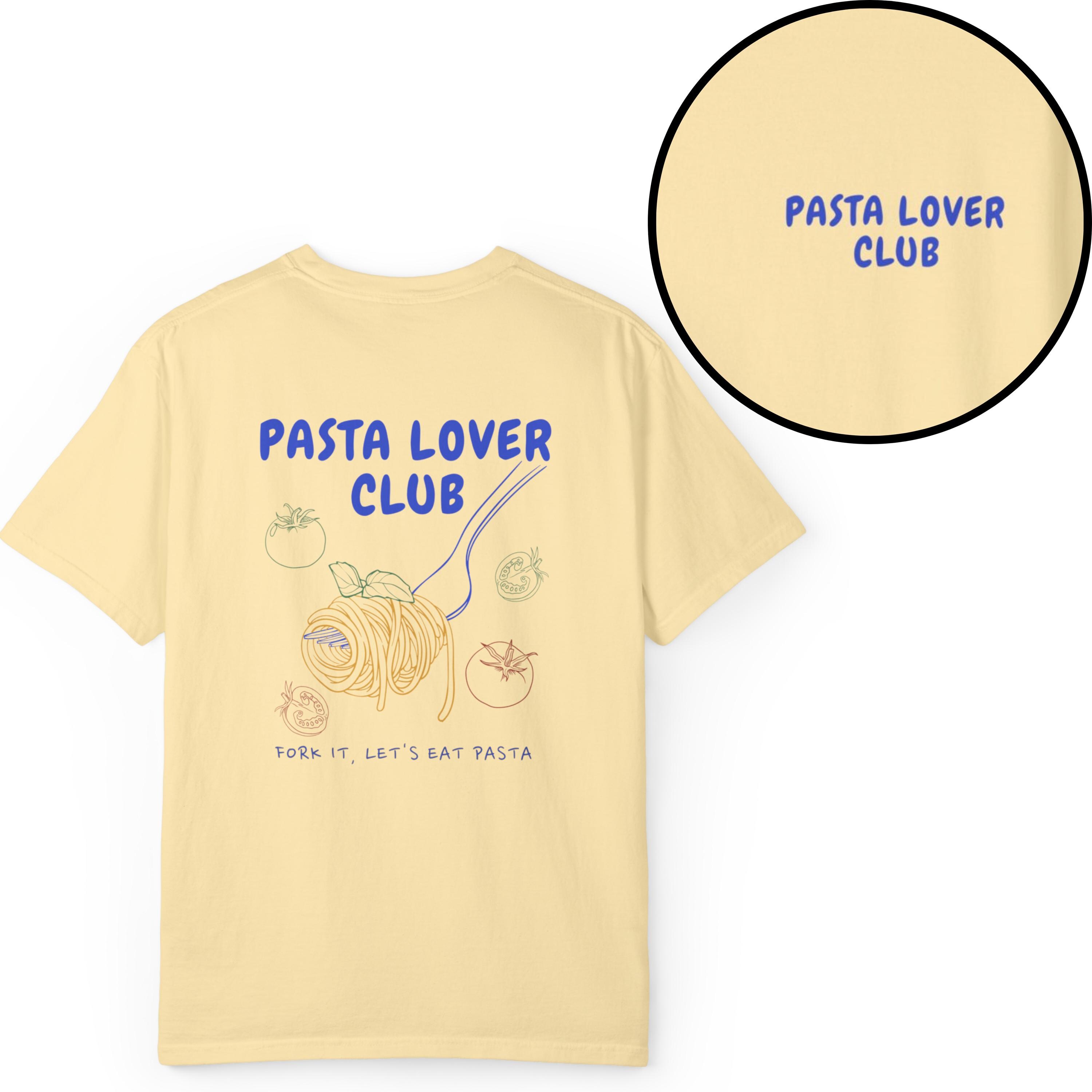 Pasta Lover Club Shirt, Pasta Tomato Girl Summer T-shirt Retro Pasta ...