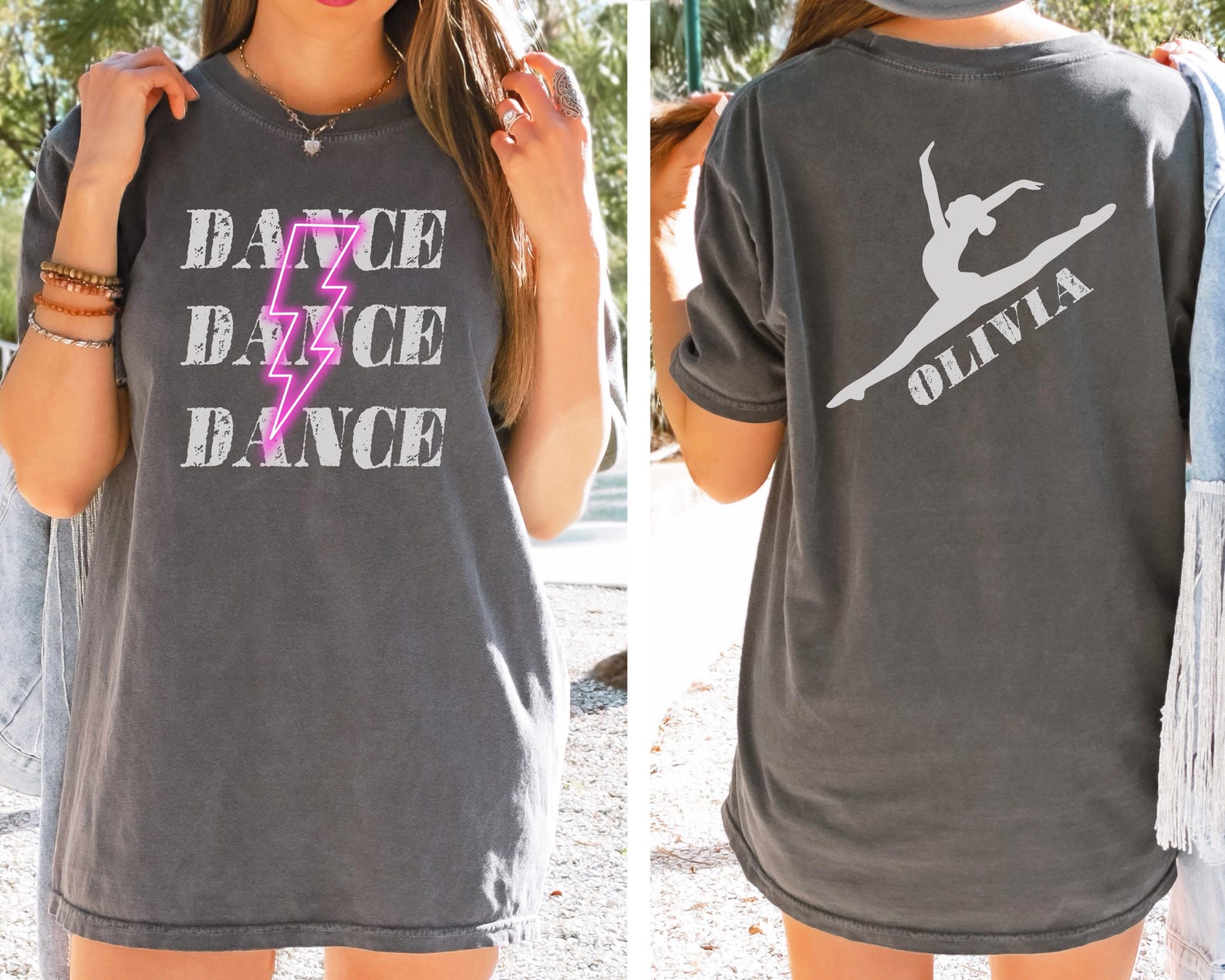 Comfort Colors Custom Dancer T-shirt, Personalized Ballet Shirt,ballet ...