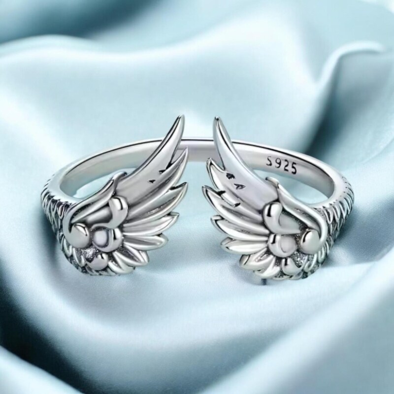 Angel Wings Ring - Etsy