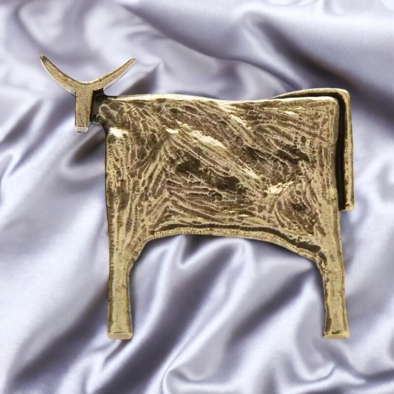 Bull Brooch - Etsy