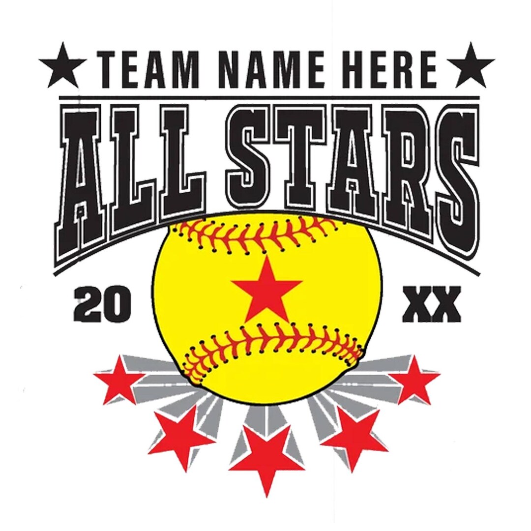 All Star Svg, Softball Svg, All Star Svg, Girls Softball Svg, Softball ...