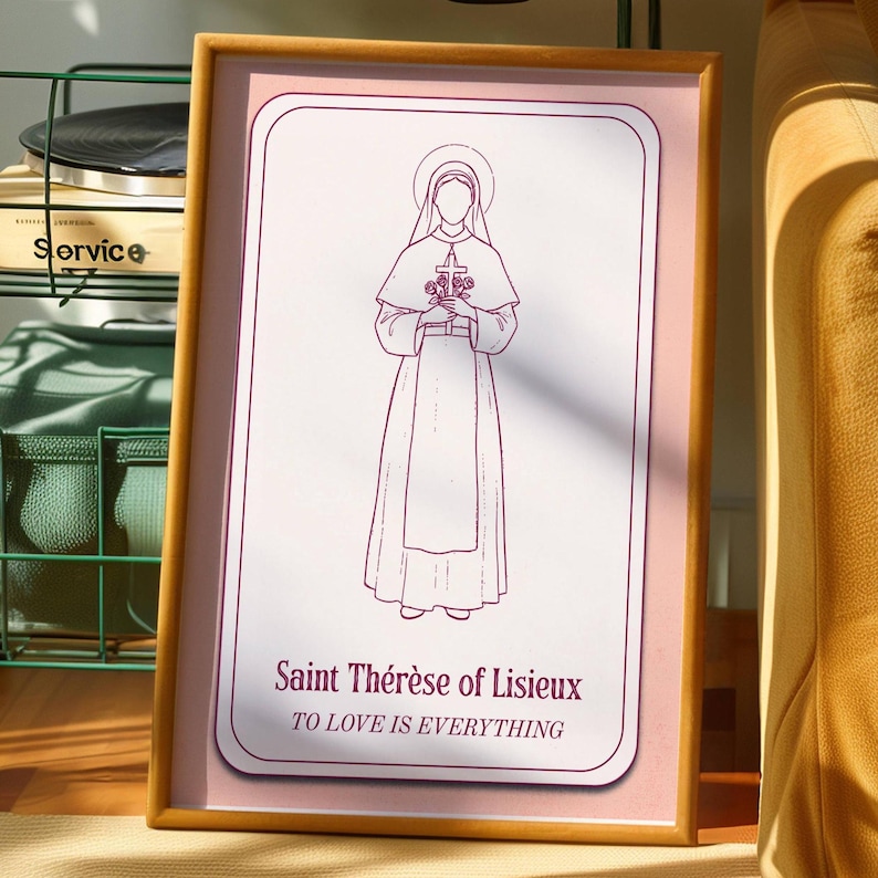 St. Therese of Lisieux Poster: the Little Way Educational Print ...
