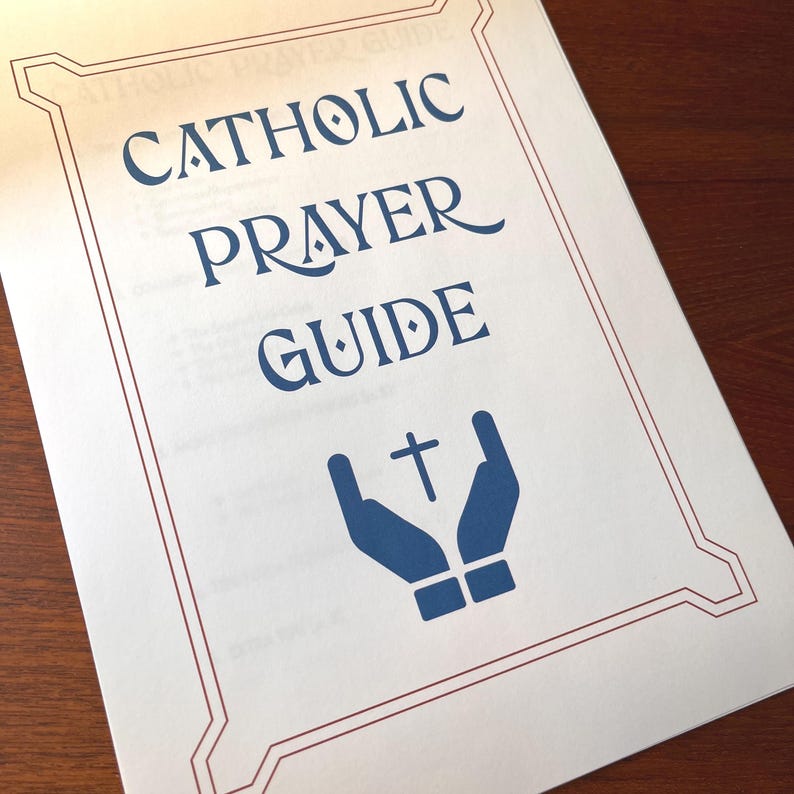 Catholic Prayer Manual: Instant Digital Download Guide - Etsy