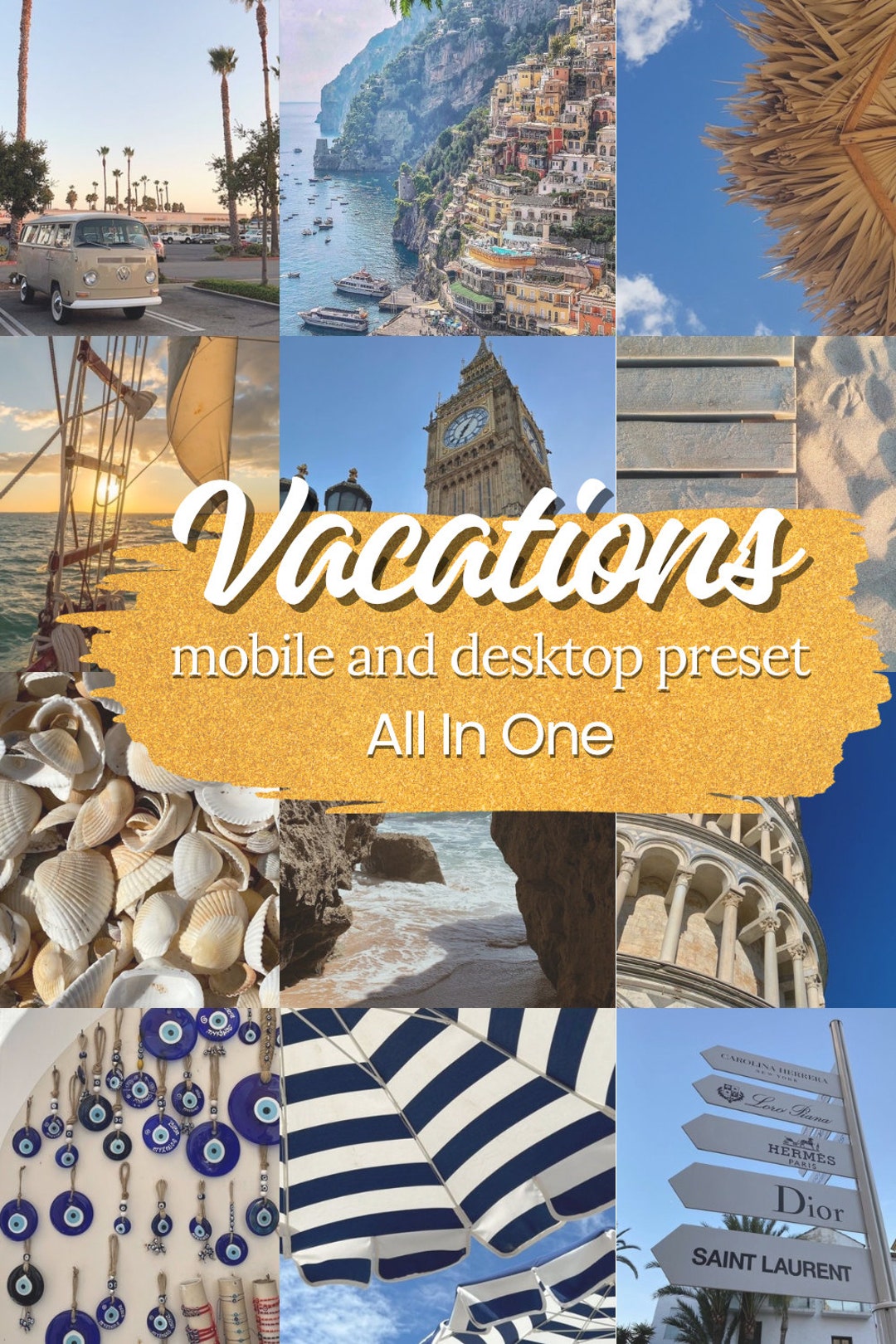 Vacations | Professional Presets for Adobe Lightroom | Fast and Effective Photo Editing - Etsy