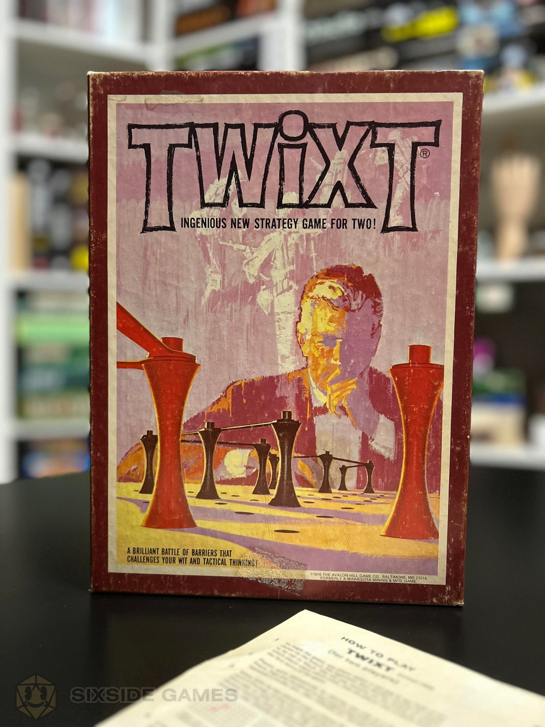 Vintage 1976 3M Bookshelf Game Twixt Strategy Game Complete Game - Etsy