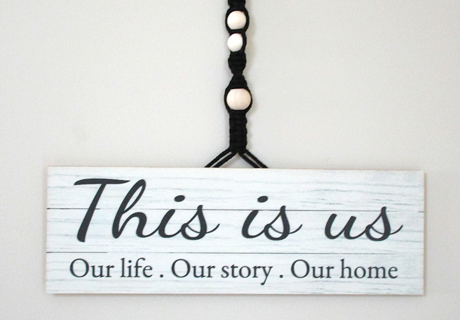 Home Decor Word Signs With Quotes Wall Decor Macrame Hanging This is Us ...