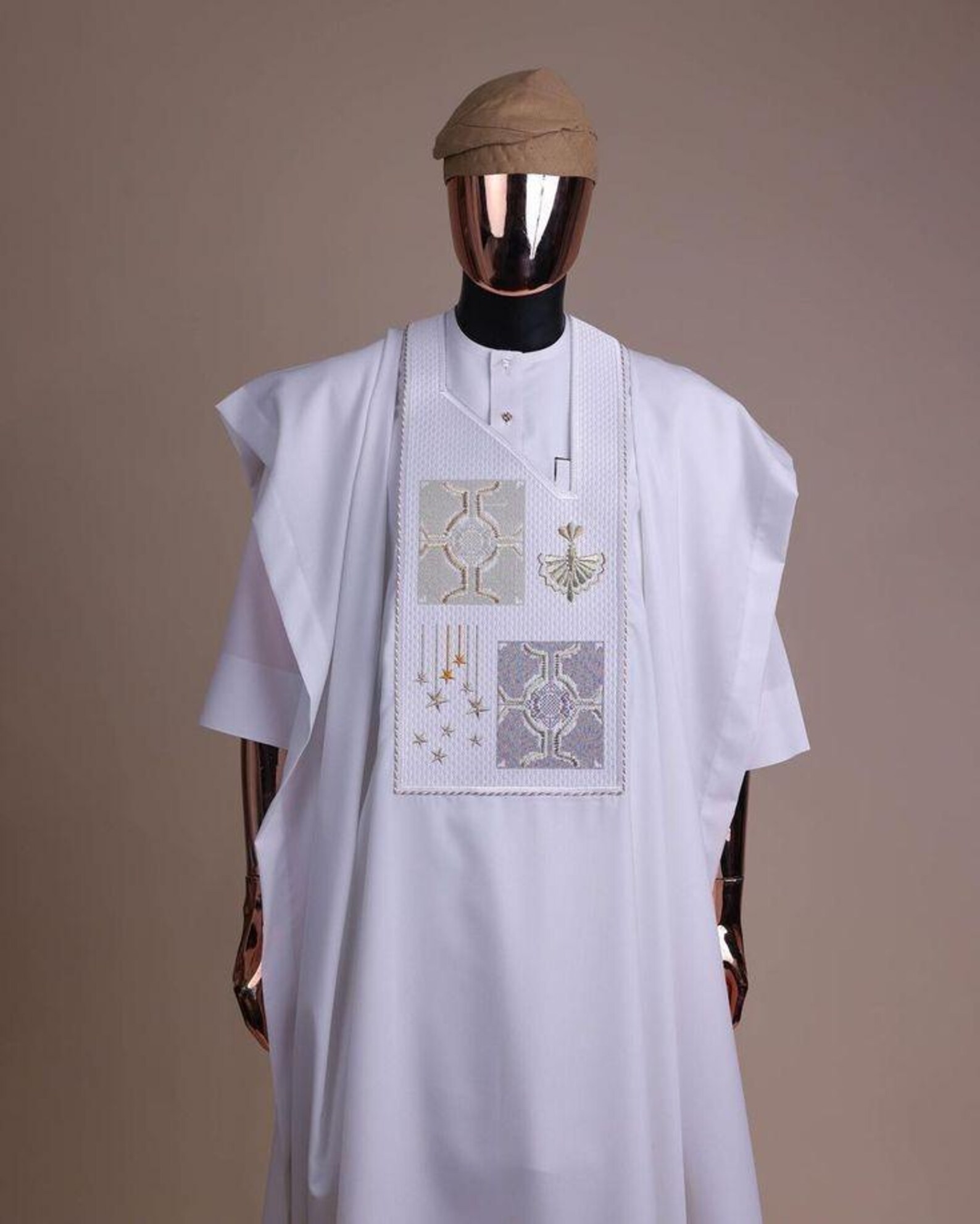 African Men's Agbada Wear, African Men's Clothing, Men's Dashiki Style ...