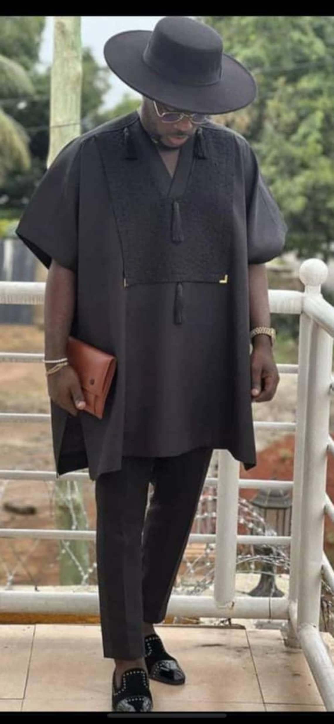 African Men's Agbada Wear, African Men's Clothing, Men's Dashiki Style ...
