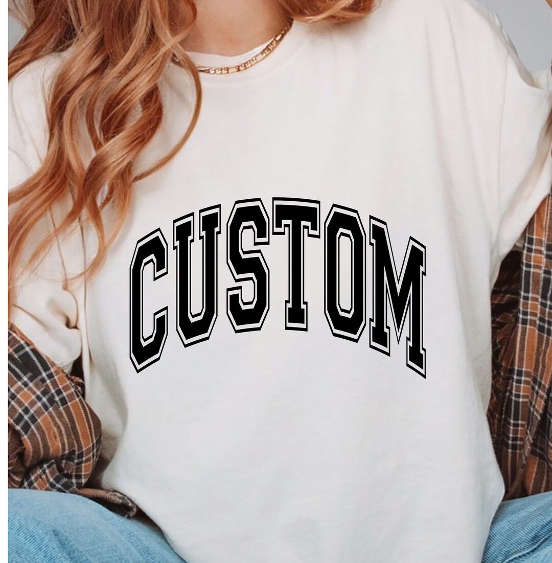 Custom Varsity Svg Png, Custom College Font Svg, Customized Design ...