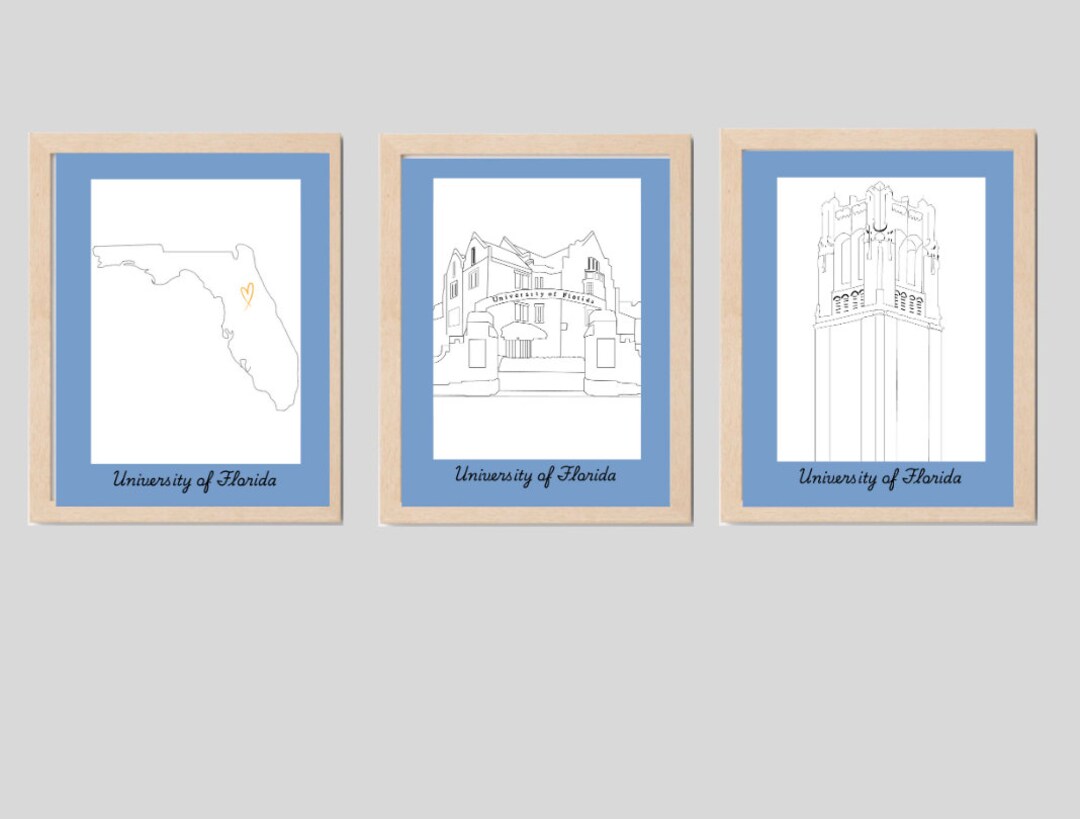 University of Florida Wall Art I Gainesville Wall Art I Digital Images ...