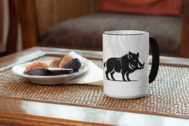 Vector SVG Wild Boar Digital Download File, Bonus Transparent PNG ...