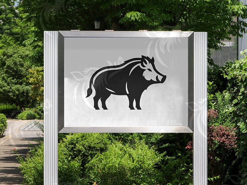 Wild Boar Hog, SVG, Transparent PNG, Cricut, Silhouette Vinyl Decal ...