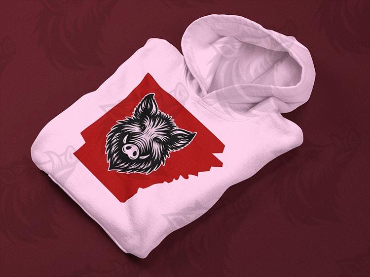Arkansas Hog State SVG: Vinyl Decal, Laser Cut File (digital Download ...