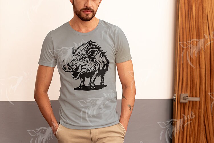 Wild Boar SVG: Vinyl Decal, Laser Cut File (digital Download) - Etsy