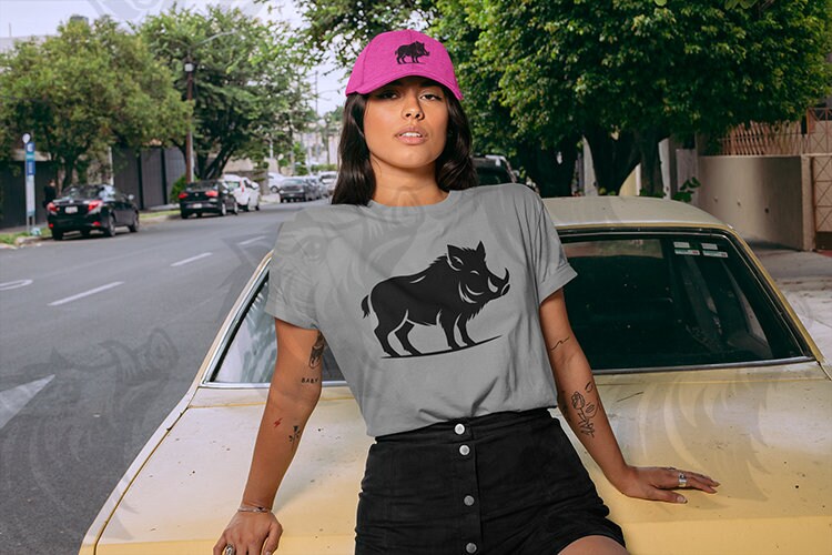 Vector SVG Wild Boar Digital Download File, Bonus Transparent PNG ...