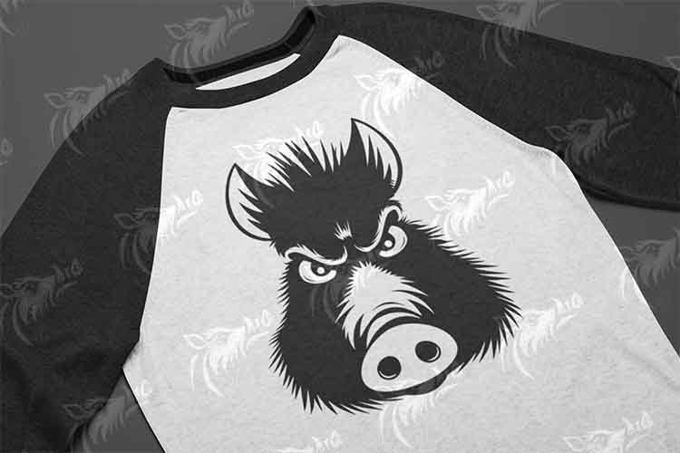 Scruffy Hog Head Digital Download File, Wild Boar SVG Bonus Transparent ...