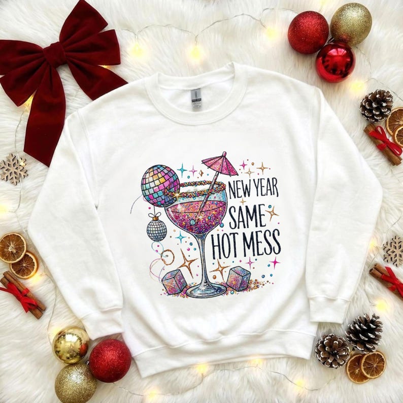 Nouvel An drôle, même ambiance de fête disco hot mess - Etsy France