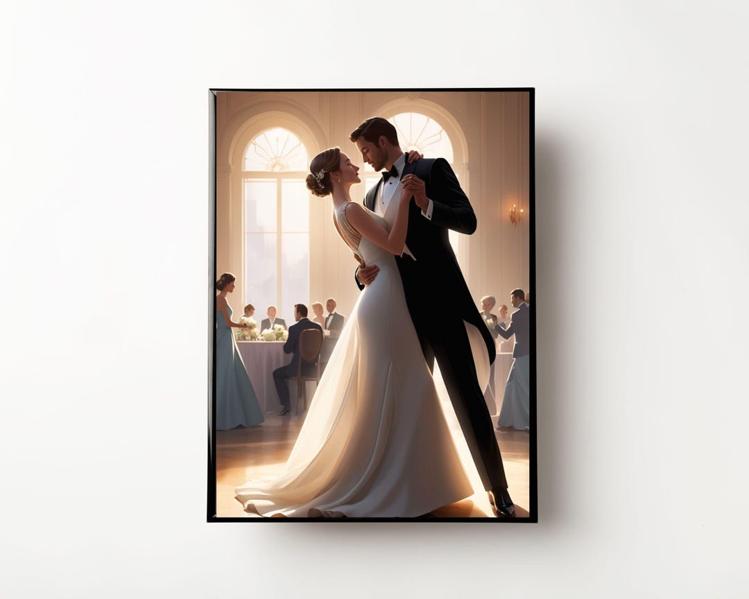 Romantic First Dance: Elegant Wedding Moment Wedding, First Dance, Wall ...
