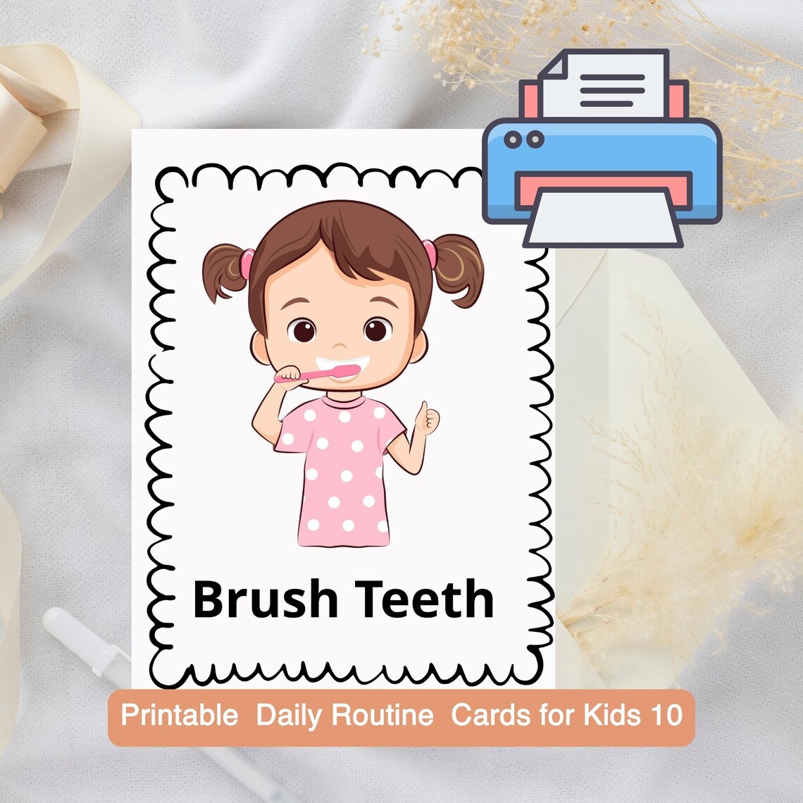 Montessori Daily Routine Flashcards: Printable Learning Cards for ...