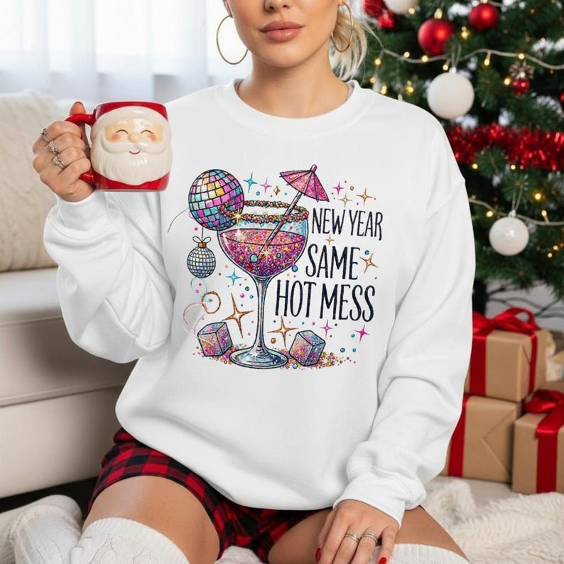 Nouvel An drôle, même ambiance de fête disco hot mess - Etsy France