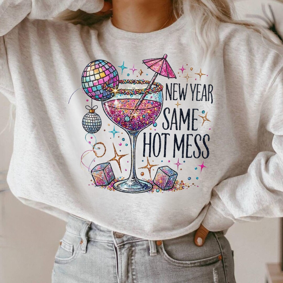 Nouvel An drôle, même ambiance de fête disco hot mess - Etsy France